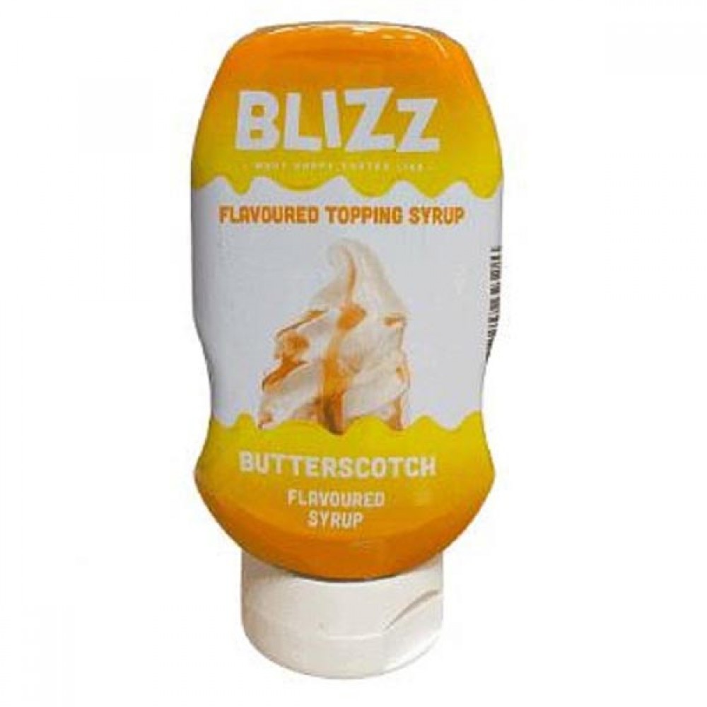 Blizz Butterscotch Topping Syrup 570ml - Baking Supplies - Planet Candy