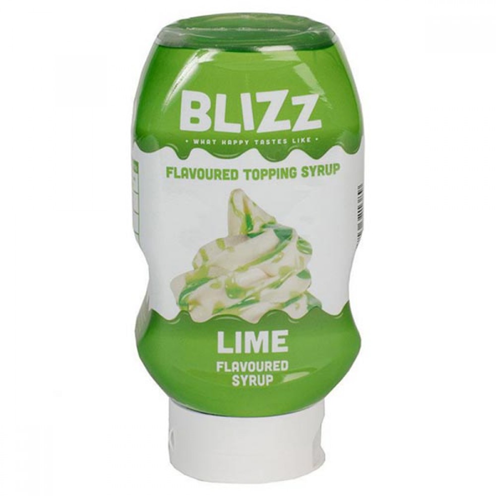 Blizz Lime Topping Syrup 570ml - Baking Supplies - Planet Candy