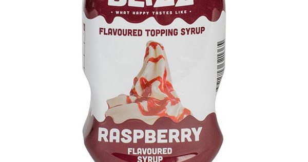 Blizz Raspberry Topping Syrup 570ml - Planet Candy Online Sweet Shop