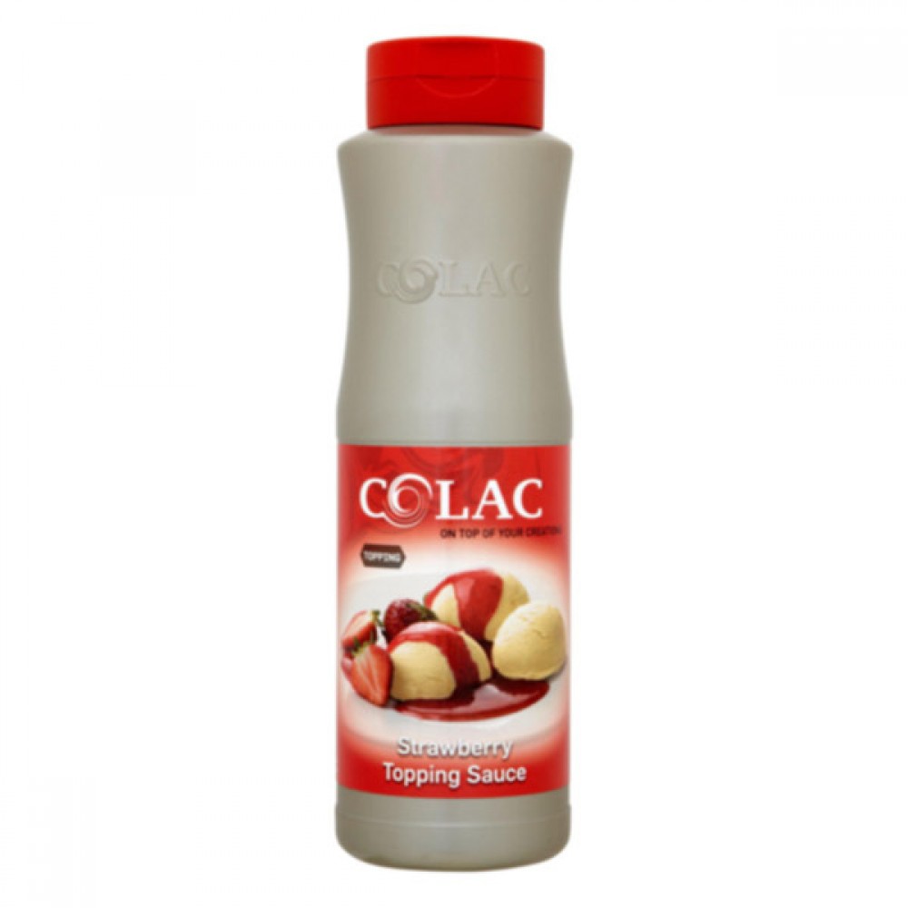 Colac Strawberry Topping Sauce 1kg - Planet Candy Online Sweet Shop