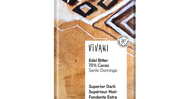 Vivani 70% Cacao Superior Dark Chocolate Bar 10 x 100g - Planet Candy