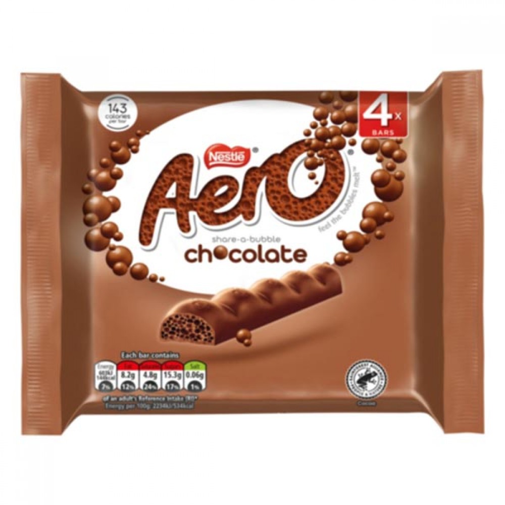 Aero Bubbly 4 Pack: 14-Piece Box - Planet Candy Online Sweet Shop