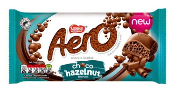 Aero Hazelnut Bar 15 x 90g - Planet Candy Online Sweet Shop