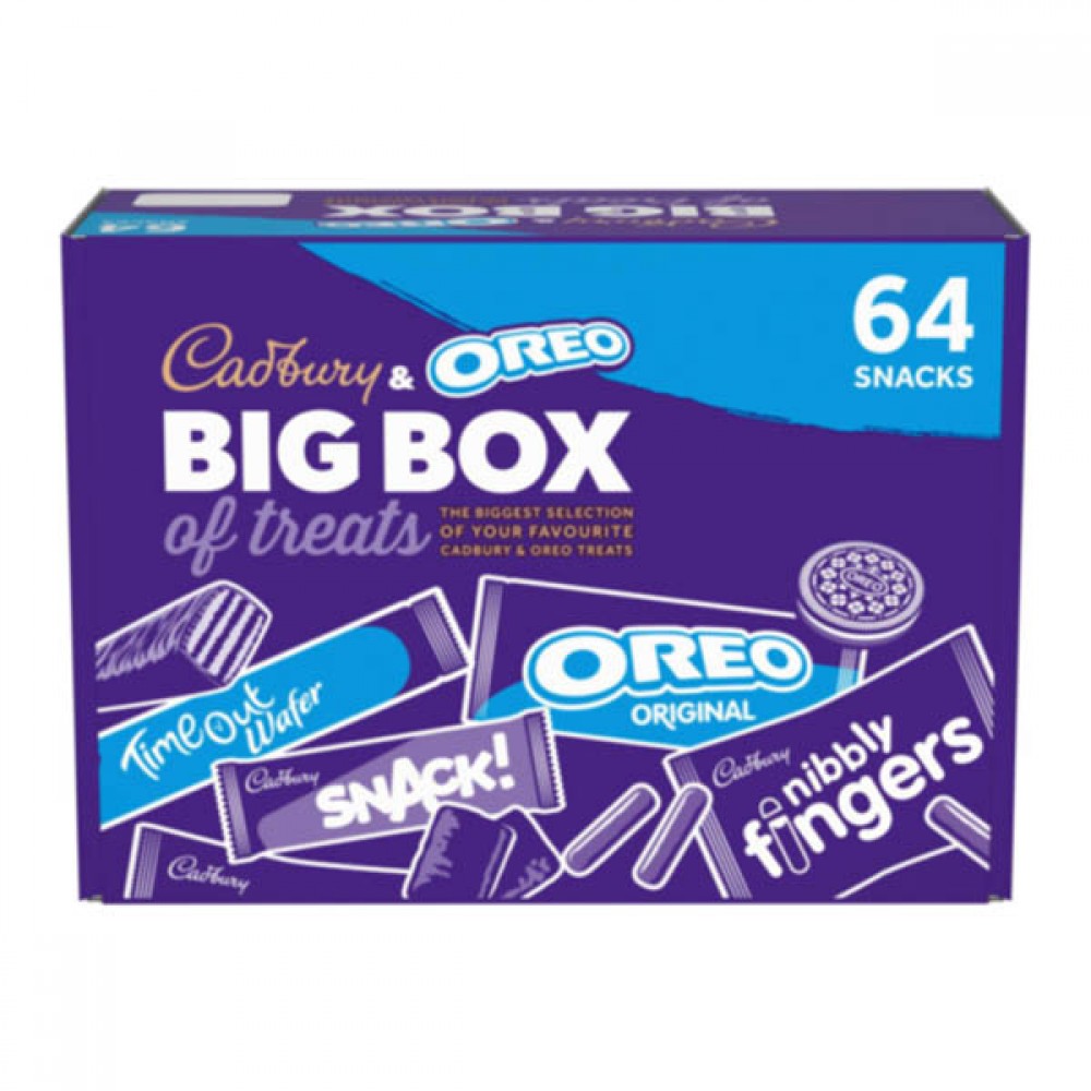 Cadbury & Oreo Big Box Of Treats 64 Snacks - Planet Candy Online Sweet Shop
