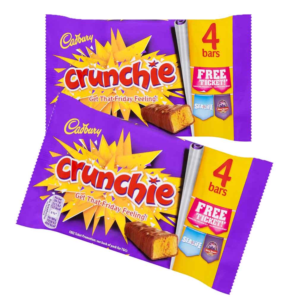 Cadbury Crunchie Multipack: 10-Piece Box - Planet Candy - Ireland's ...