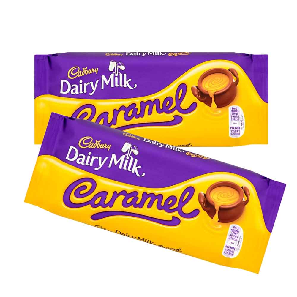 Cadbury Dairy Milk Caramel 16 x 110g - Planet Candy - Ireland's Leading ...