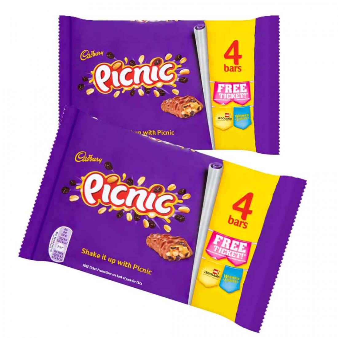 Cadbury Picnic Multipack: 10-Piece Box - Planet Candy - Ireland's ...