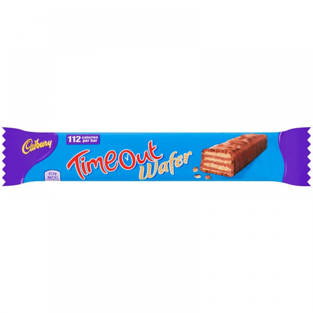 Cadbury Timeout Wafer 40 x 21g - Planet Candy - Ireland's Leading ...
