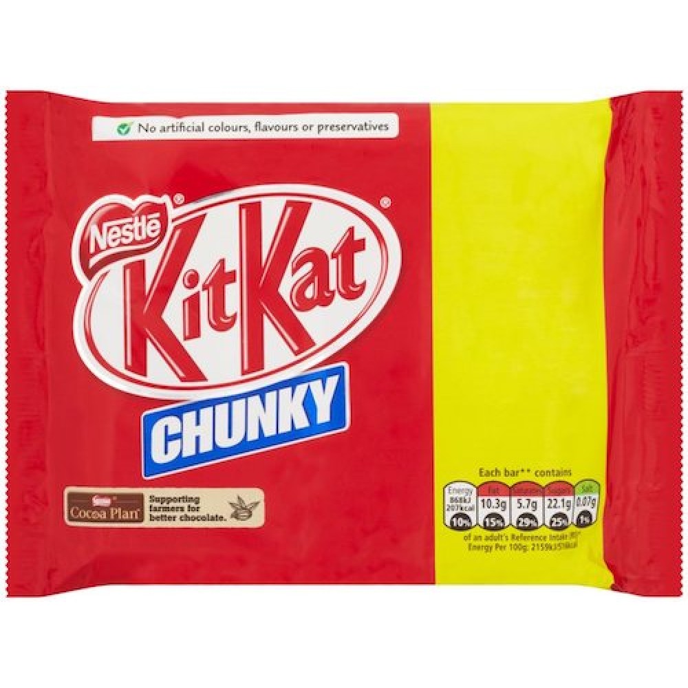 Kit Kat Chunky Multipack 24 x 128g - Planet Candy - Ireland's Leading ...