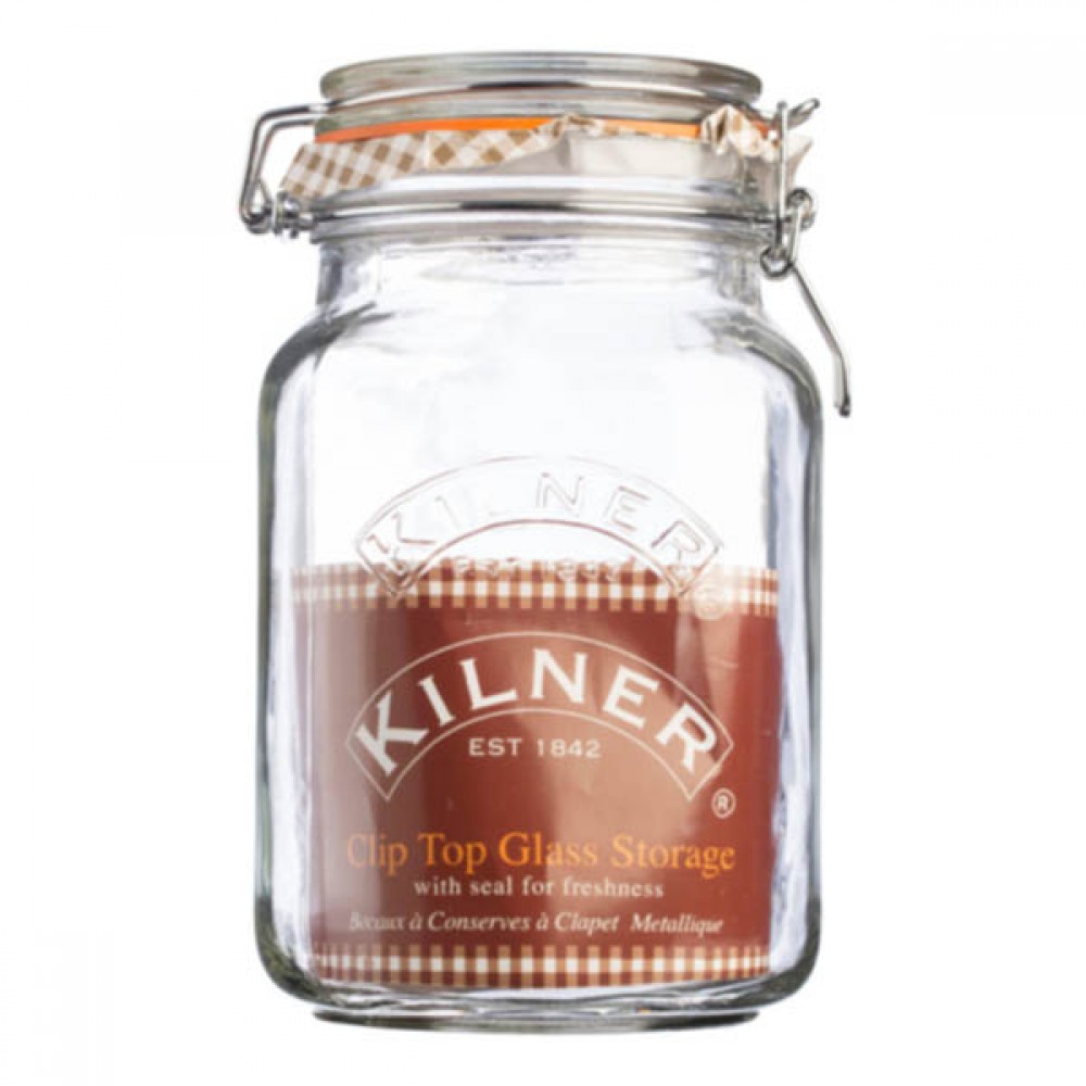 Glass Kilner Jar 2 Litre - Planet Candy Online Sweet Shop