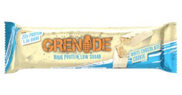 Grenade White Chocolate Cookie Bar 12 x 60g - Planet Candy Online Sweet ...