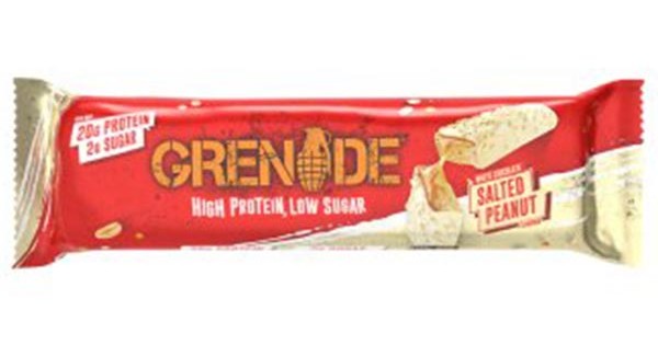Grenade White Chocolate Salted Peanut Bar 12 x 60g - Planet Candy ...