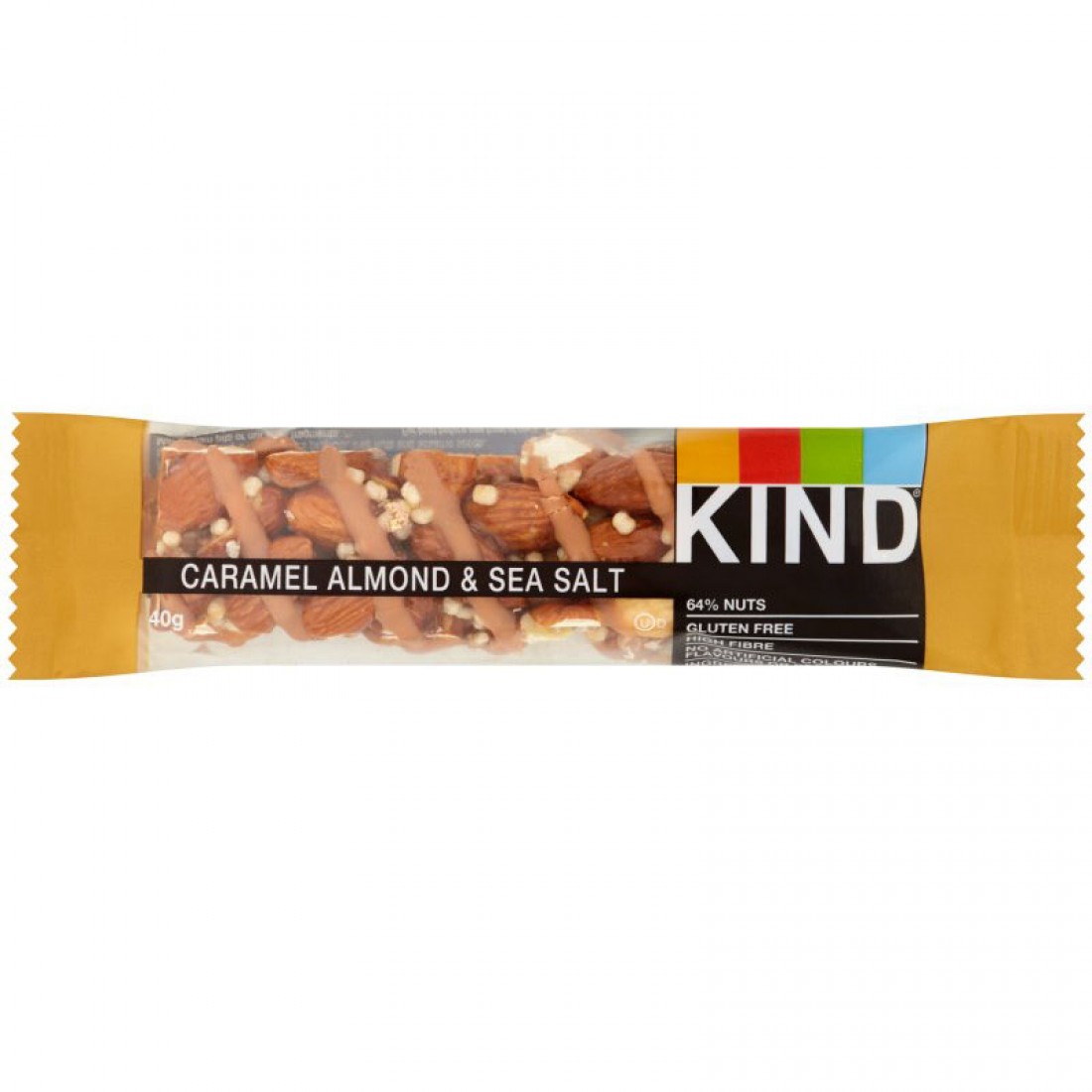 Kind Caramel Almond & Sea Salt Bar 12 x 40g - Planet Candy - Ireland's ...