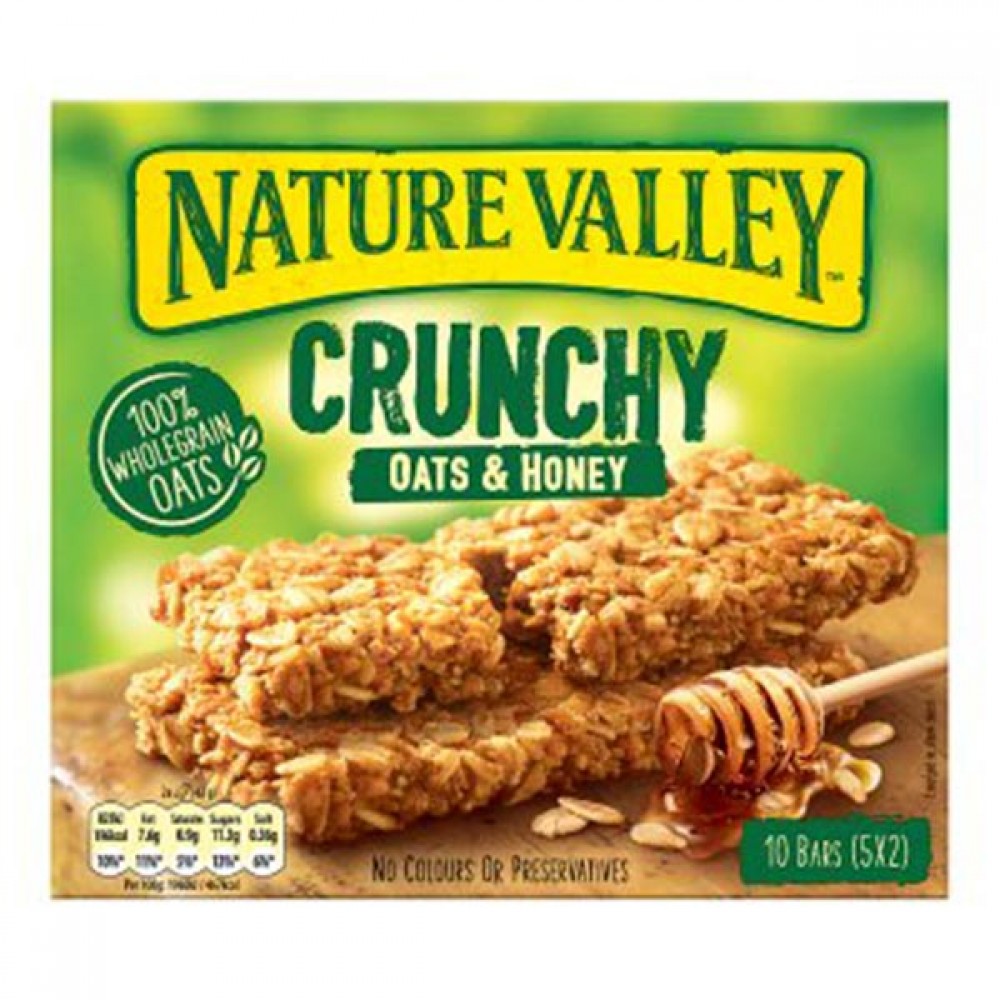Nature Valley Crunchy Oats & Honey Bar 10 Pack x 5 - Planet Candy