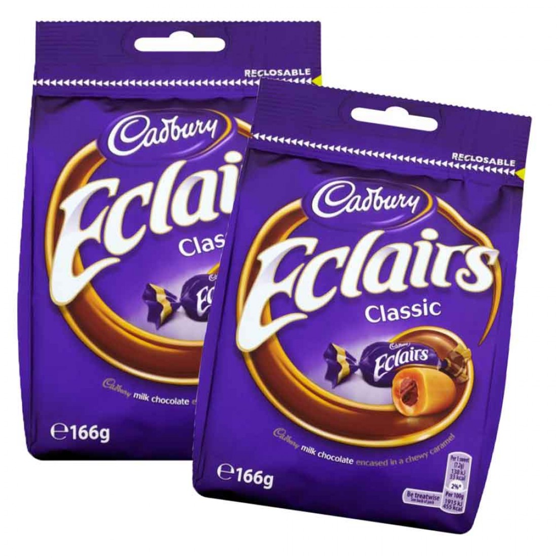 Cadbury Eclairs 12 x 130g - Planet Candy - Ireland's Leading Online ...