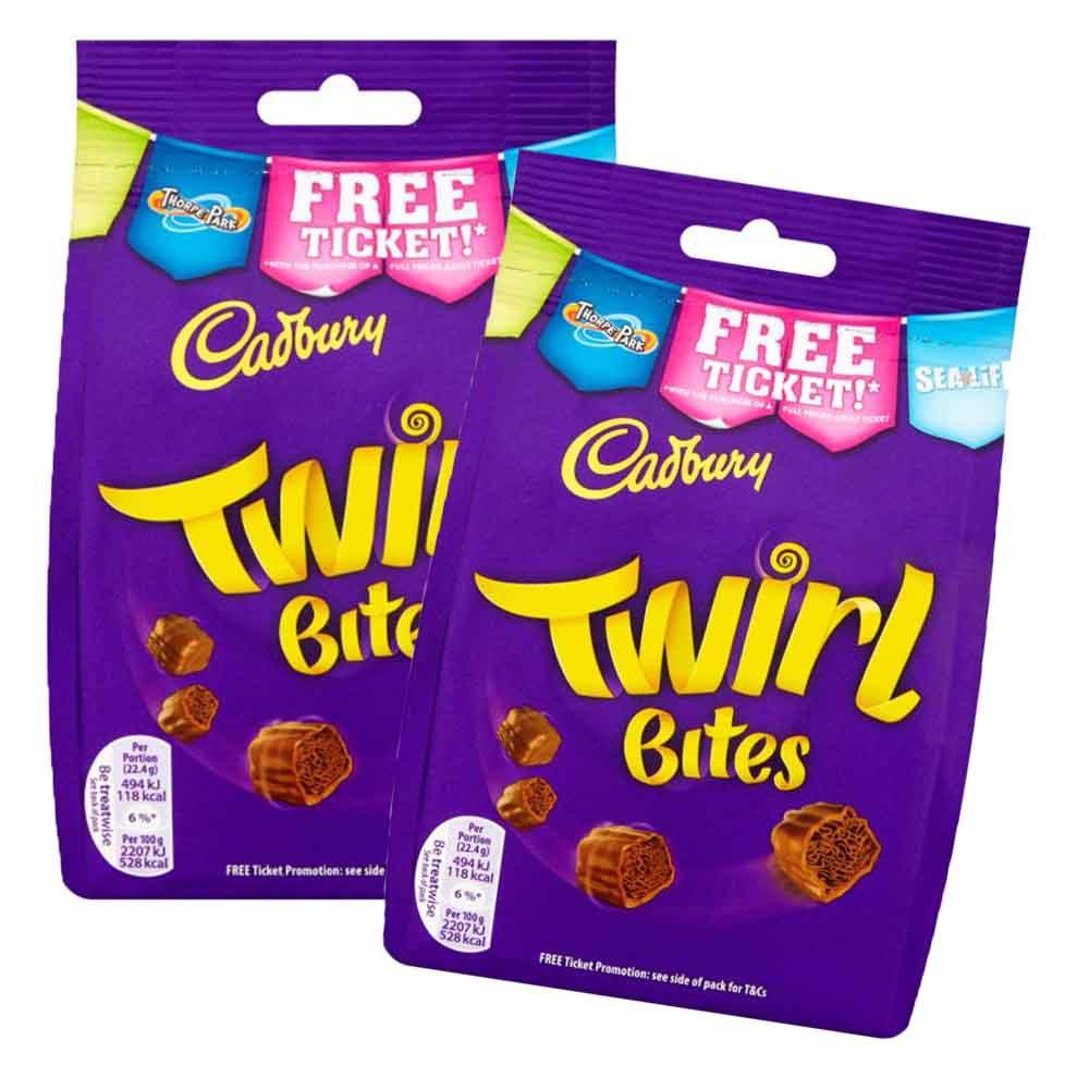 Cadbury Twirl Bites 10 x 100g - Planet Candy - Ireland's Leading Online ...