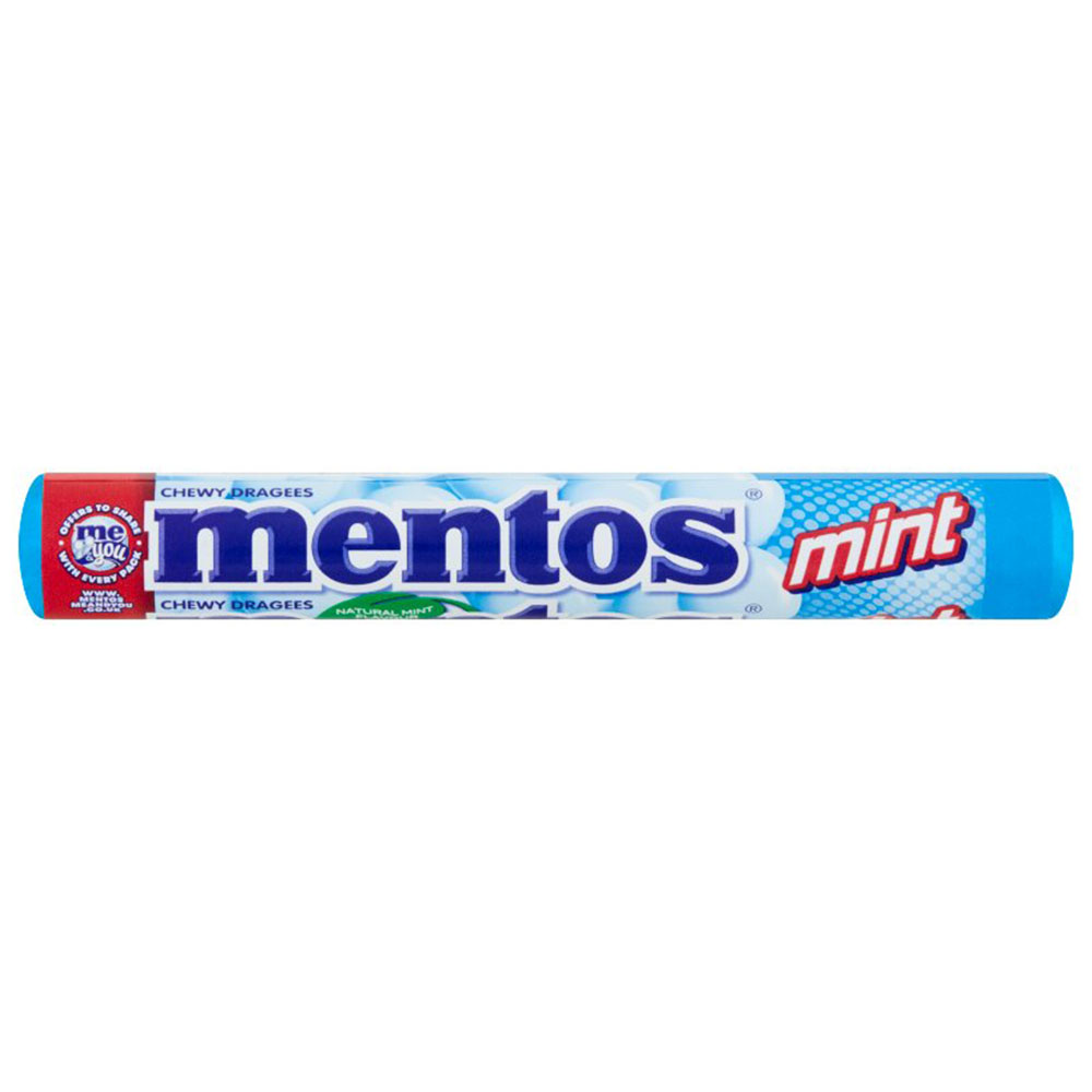 Mentos Mint 40 x 38g - Planet Candy - Ireland's Leading Online Sweet Shop