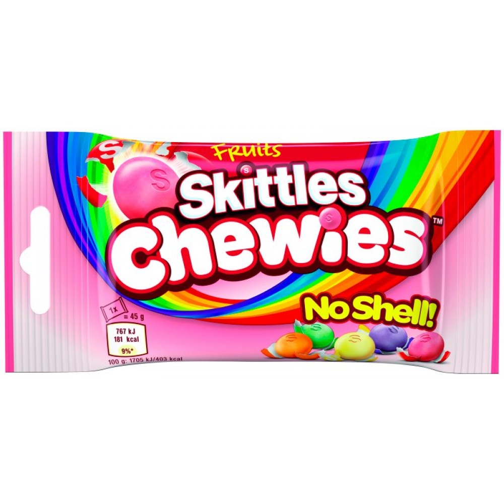 Skittles Chewies 36 x 45g - Planet Candy - Ireland's Leading Online ...