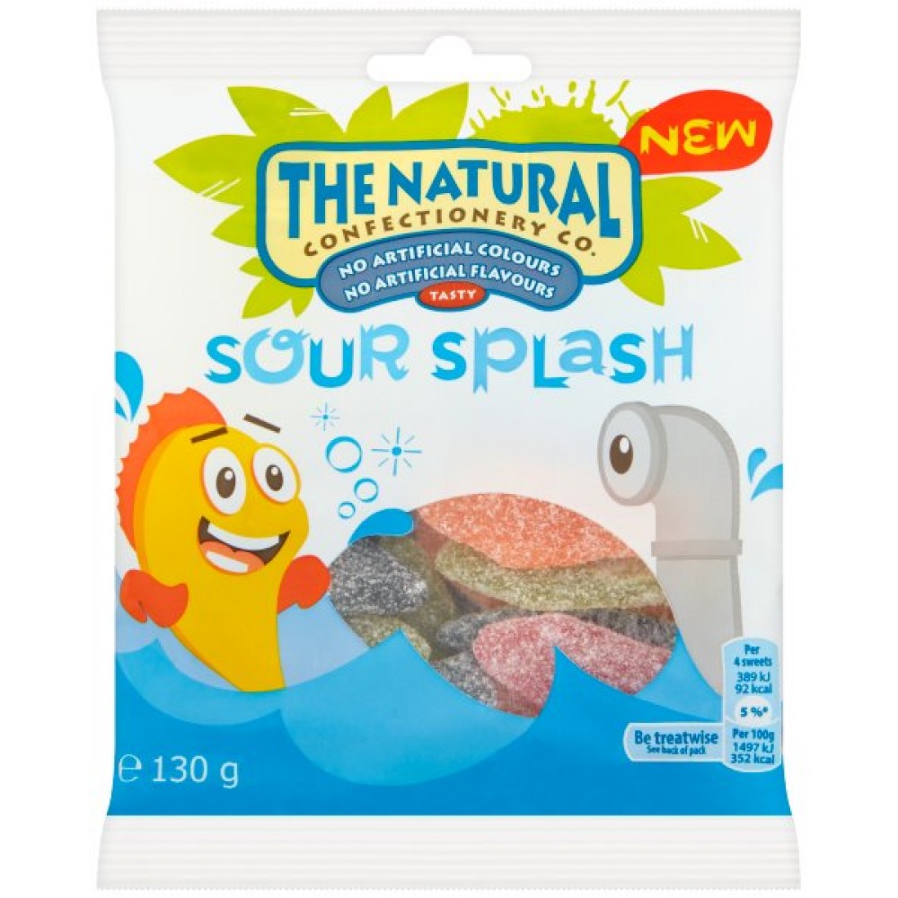The Natural Confectionery Co. Sour Splash 10 x 110g - Planet Candy ...