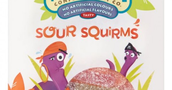 The Natural Confectionery Co. Sour Squirms 10 x 130g - Planet Candy ...