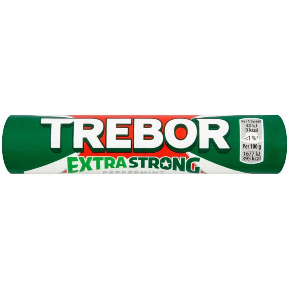 Trebor Extra Strong Peppermints 40 x 45g - Planet Candy - Ireland's ...