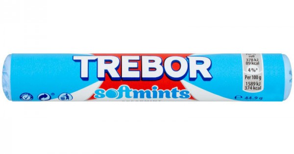 Trebor Softmints Spearmint 40 x 45g - Planet Candy - Ireland's Leading ...