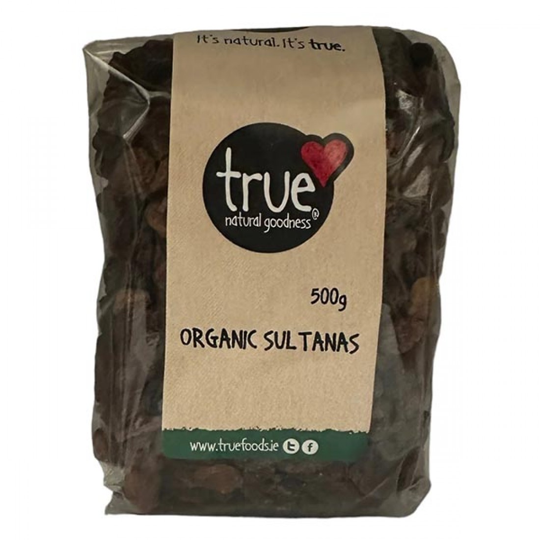 Organic Sultanas 6 x 500g - Planet Candy Online Sweet Shop