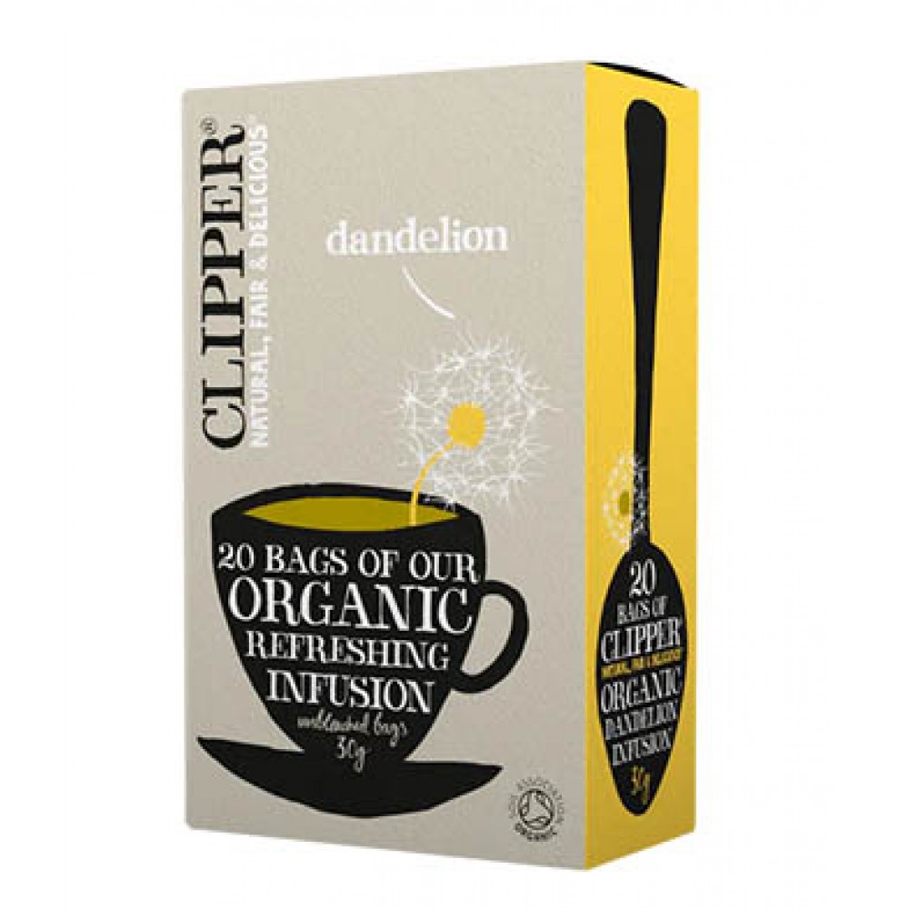 Clipper Organic Dandelion Tea 20 Bags x 6 - Planet Candy Online Sweet Shop