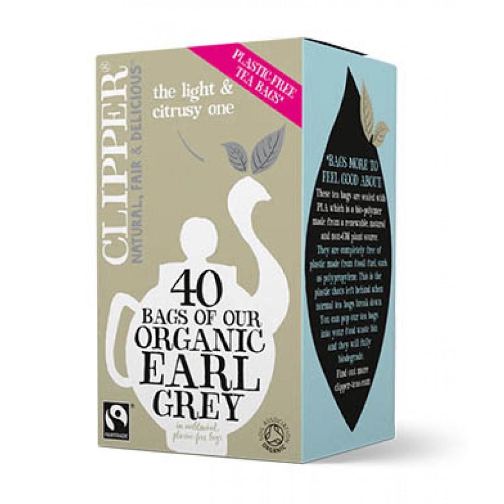Clipper Organic Earl Grey 40 Bags x 6 - Planet Candy Online Sweet Shop