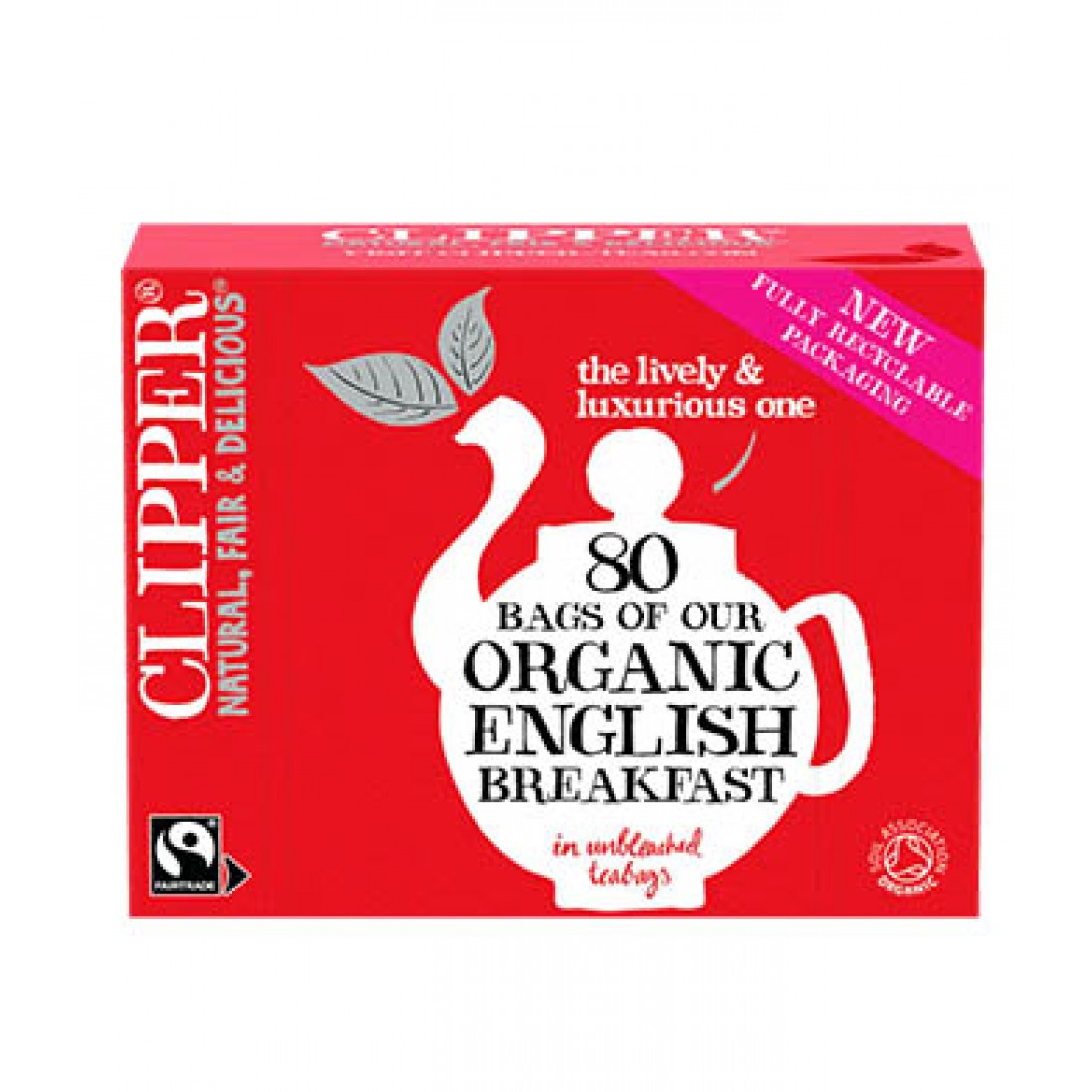 Clipper Organic English Breakfast Tea 80 Bags x 4 - Planet Candy Online ...