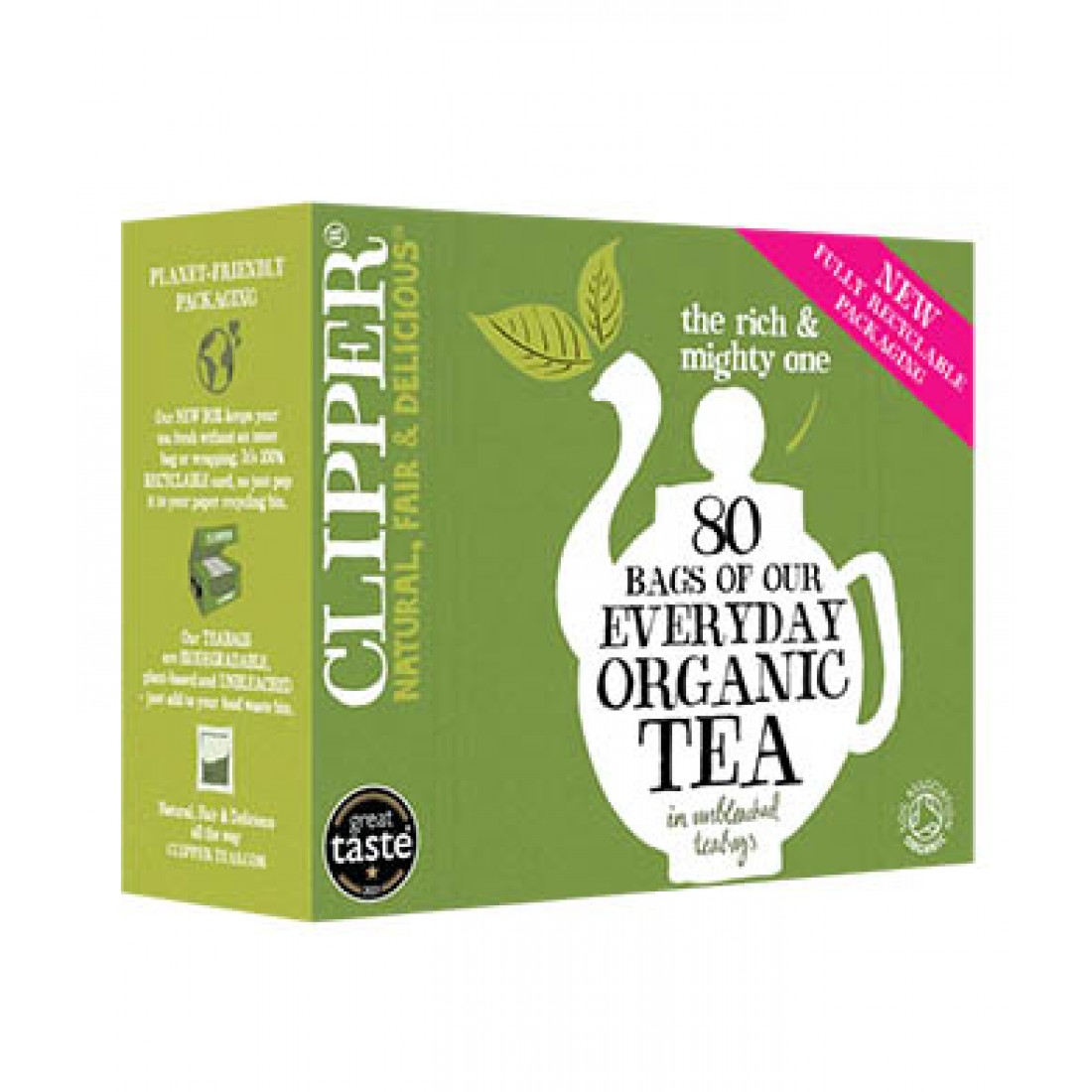 Clipper Organic Everyday Tea 80 Bags x 4 - Planet Candy Online Sweet Shop