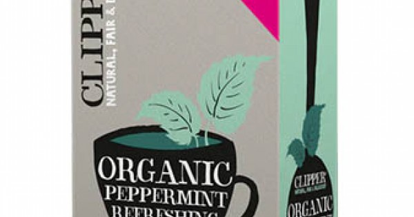 Clipper Organic Peppermint Teabags 20 Bags x 6 - Planet Candy