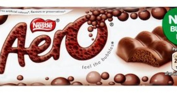 Aero Bubbly Milk Bars 24 x 36g - Planet Candy - Ireland's Leading ...