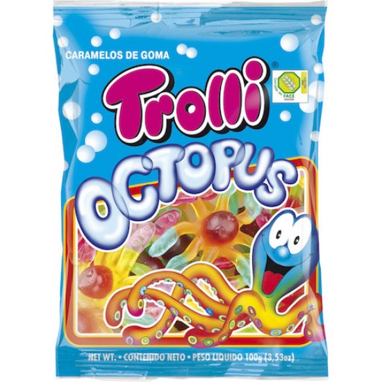 Trolli Gummy Octopus: 12-Piece Box - Planet Candy - Ireland's Leading ...